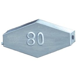 Piombi esagoni lisci in sacchetto da 8 in 10 gr - Nootica.it - Tutti i sport nautici