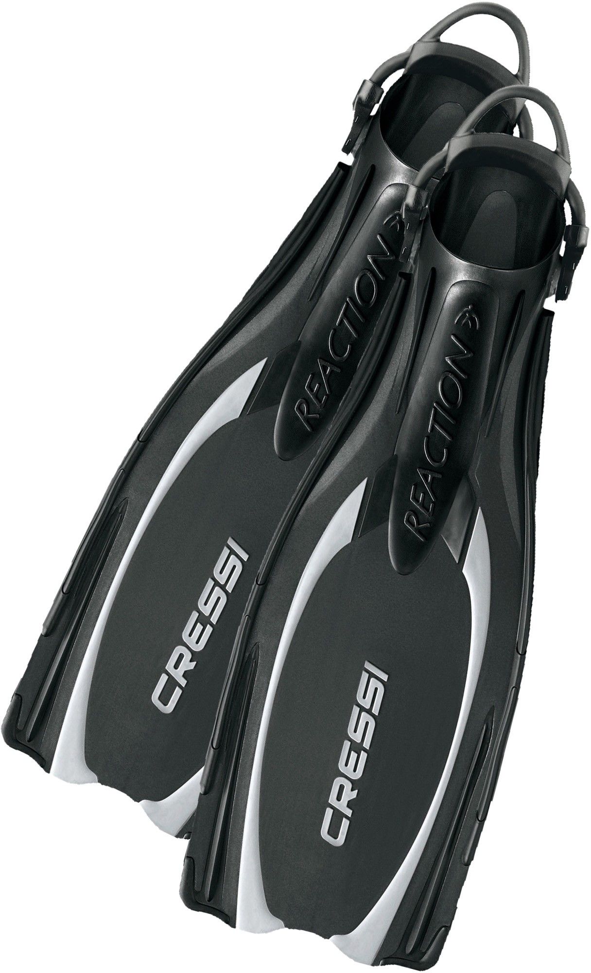 Pinne sub Cressi Reaction EBS Nero/Argento - Nootica.it - Tutti i sport ...
