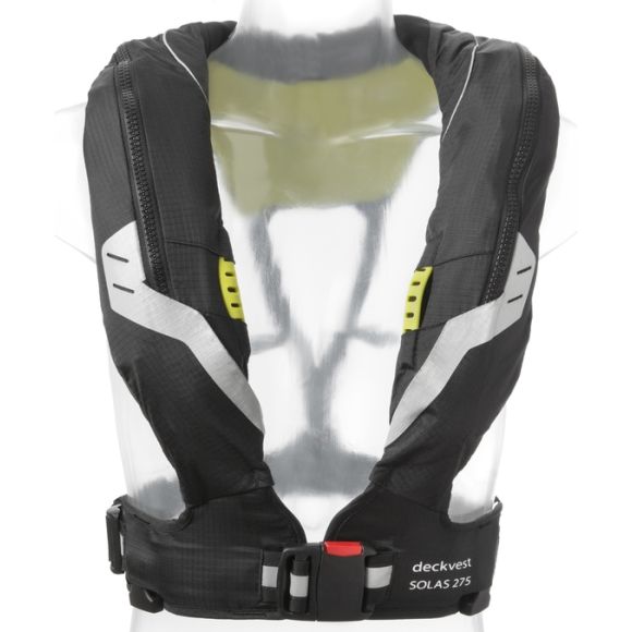 Giubbotto gonfiabile Spinlock Deckvest SOLAS 275 N automatico nero - Nootica.it - Tutti i sport ...