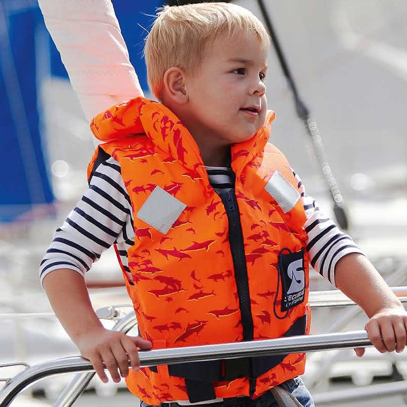 Giubbotto salvagente Manuale Secumar Bravo Print 100N + imbracatura