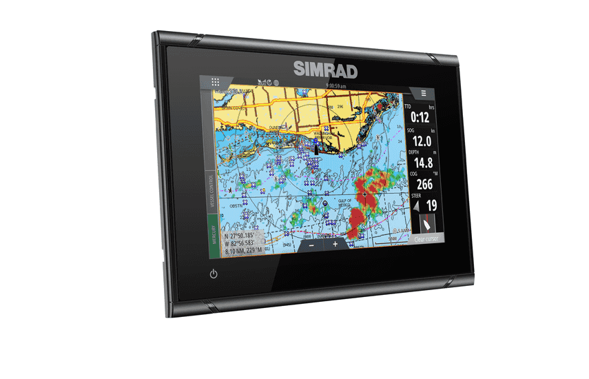 Ecoscandaglio GPS Simrad GO9 XSE + Trasduttore Active Imaging 3 in 1